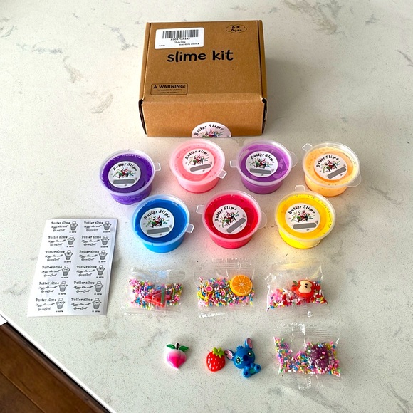 Toys | 7 Pack Mini Butter Scented Slime Kit For Kids | Poshmark